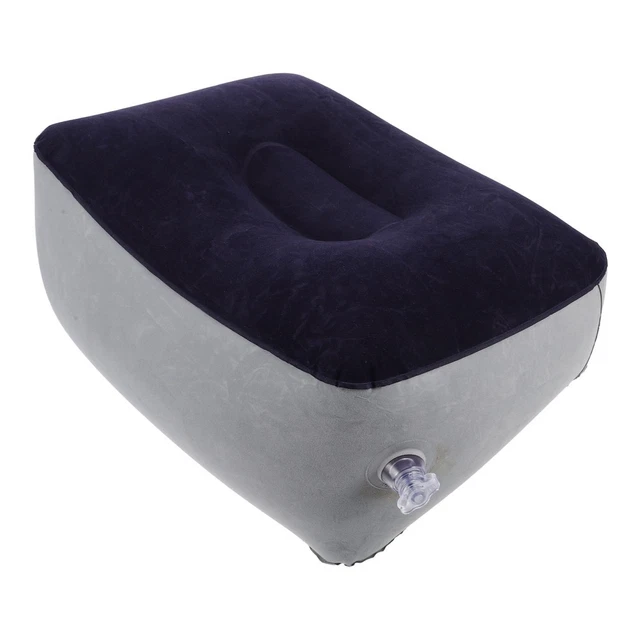 INFLATABLE FOOT REST Pillow Inflatable Travel Foot Rest Cushions Foot ...