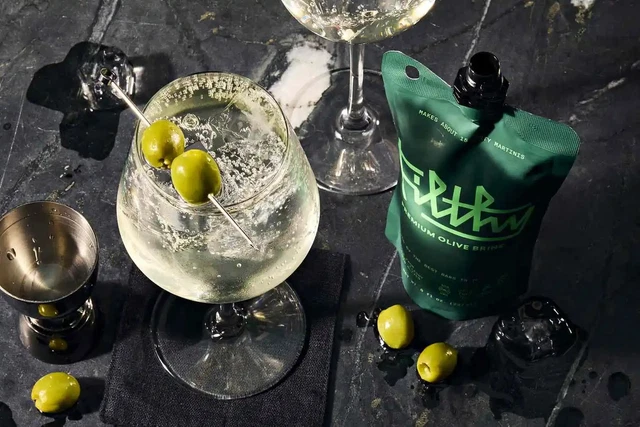 FILTHY OLIVE BRINE! Premium Dirty Martini Mix Cocktail Drink Bar Olives ...