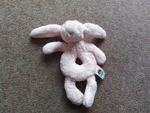 JELLYCAT PINK RATTLE £5.44 - PicClick UK