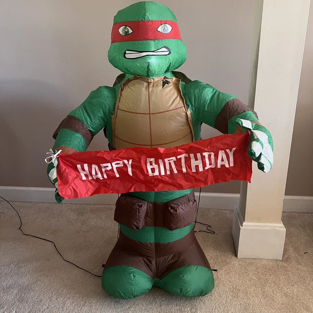 NICKELODEON TEENAGE MUTANT Ninja Turtles Raphael Airblown Inflatable 3. ...
