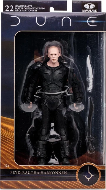 MCFARLANE DUNE PART Two Feyd Rautha Harkonnen 7'' Action Figure With ...