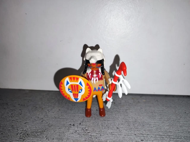 PLAYMOBIL WESTERN 4569 Rare Indien Loup Blanc EUR 12,00 - PicClick FR