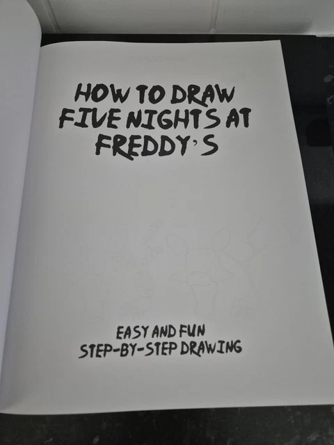 FIVE NIGHTS AT Freddys How To Draw Step By Step Drawings FNAF Paperback ...