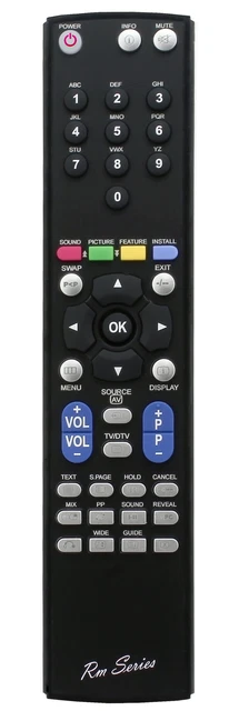 RM SERIES REMOTE Control fits UNIVERSUM FT-LCD8176 FTLCD8186DVBT FT ...