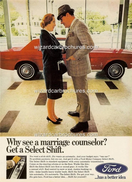 1967 FORD MUSTANG A3 Poster Ad Sales Brochure Advertisement Advert $14. ...