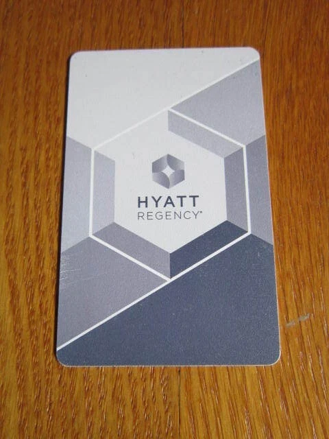 HYATT REGENCY HOTEL Key Card ONE Matte finish Hexagon Gray Collectible ...