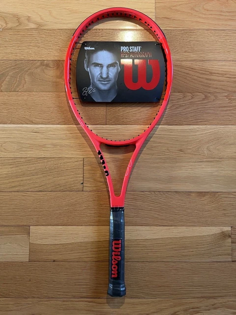 NEW ROGER FEDERER LAVER CUP Wilson Pro Staff RF97 Autograph RED! Grip ...