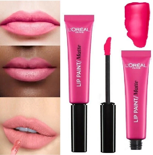 L'ORÉAL INFAILLIBLE LIP Paint Matte Rouge à Lèvres Gloss 202 King Pink ...