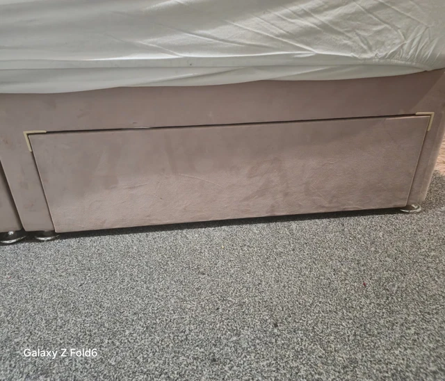 4FT6 DOUBLE BED Frame with 4 Underbed Storage Units £125.50 - PicClick UK