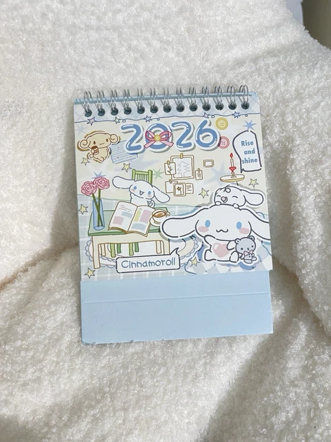 CINNAMOROLL 2026 DESKTOP Calendar £5.44 - PicClick UK