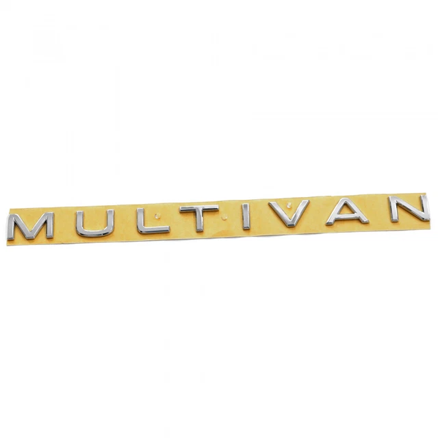 ORIGINAL VW MULTIVAN Schriftzug hinten Heckklappe Design Emblem chrom ...