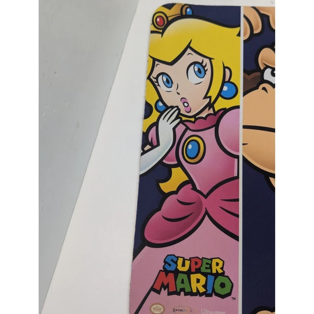 SUPER MARIO BROS Peach Donkey Kong Luigi Mouse Pad Gaming Desk Mat $25. ...
