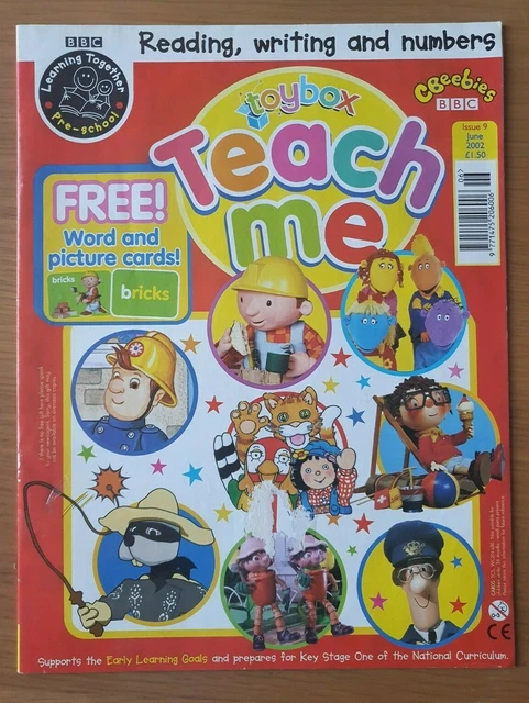 CBEEBIES BBC TOYBOX Teach Me Issue 9 - June 2002 Magazine £4.49 ...