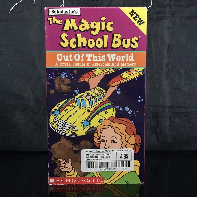 SCHOLASTIC MAGIC SCHOOL Bus: Out Of This World VHS, 1995 Kidsvision ...