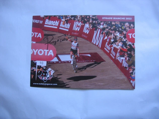 CYCLISME - AUTOGRAPHE - carte signée Tadej Pogacar EUR 10,00 - PicClick FR