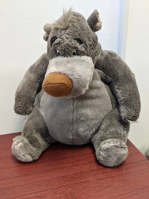 LARGE OFFICIAL THE JUNGLE BOOK BALOO BEAR DISNEY STORE PLUSH SOFT TOY ...