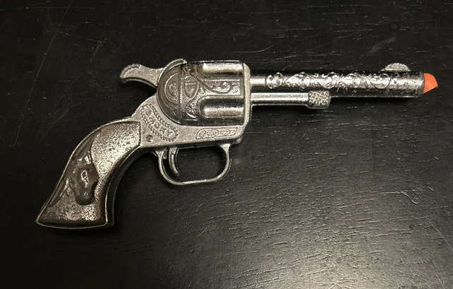 VINTAGE 1950'S HUBLEY "Smoky" child's single action toy cap gun WORKS ...