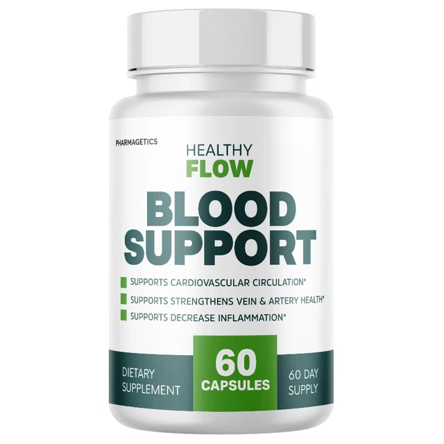 HEALTHY FLOW BLOOD Support, Cardiovascular Circulation -60 Capsules ...