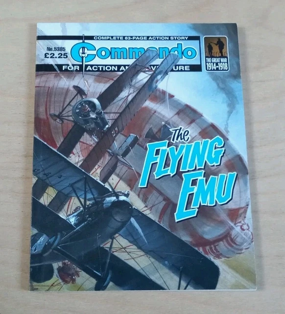 COMMANDO COMIC~THE FLYING Emu (5385) The Great War 1914-18 £3.25 ...