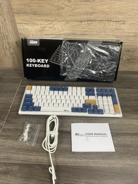 ROYAL KLUDGE RK98 Wireless Mechanical Keyboard Triple Mode 2.4G/BT5.1 ...