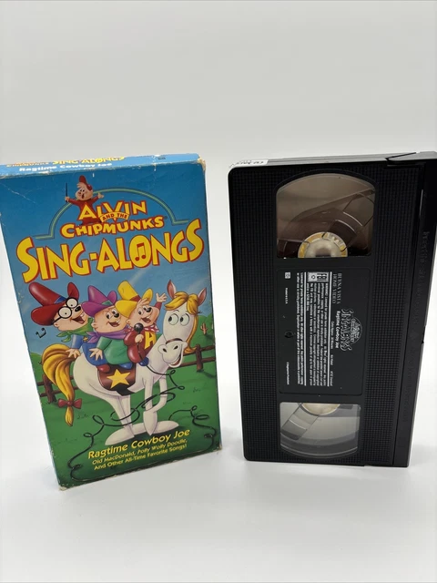 ALVIN AND THE Chipmunks Sing-Alongs Ragtime Cowboy Joe VHS 1993 $11.99 ...