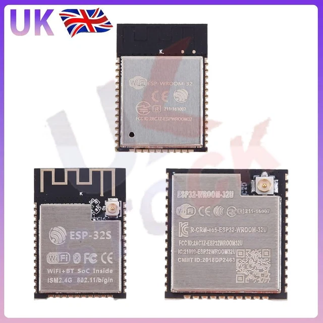 ESP-WROOM-32 ESP32/ESP32S/ESP32U MODULE 150 Mbps for Smart Electronics £6.90 - PicClick UK