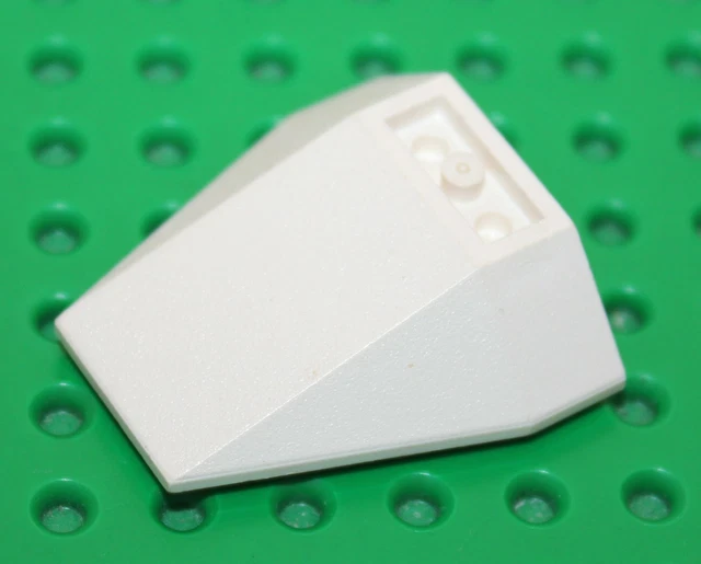 LEGO WHITE WEDGE 4x4 Triple Inverted ref 4855/set 7751 75014 8085 7666 ...