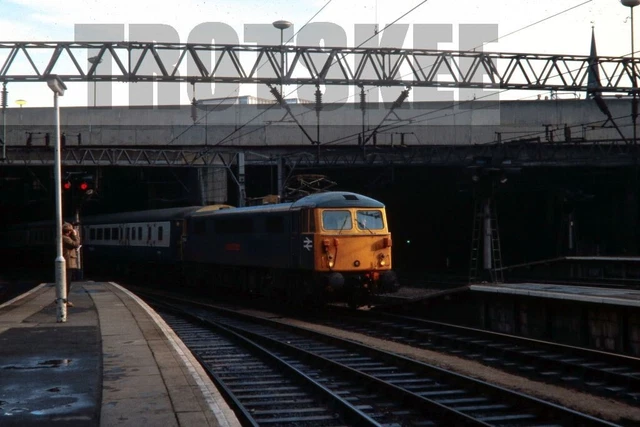 35MM SLIDE BR British Rail Electric Loco Class 87 87014 Birmingham New ...
