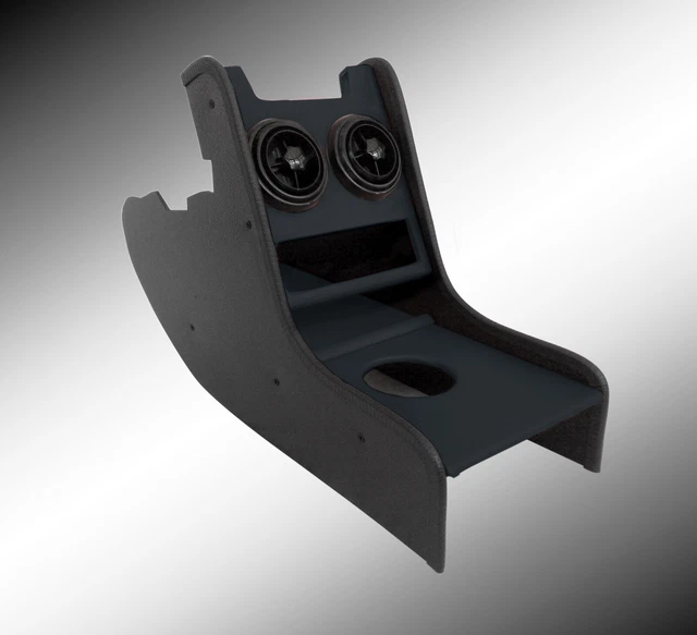 CUSTOM CONSOLES CENTRE Console for Classic Mini BLACK air vents radio ...