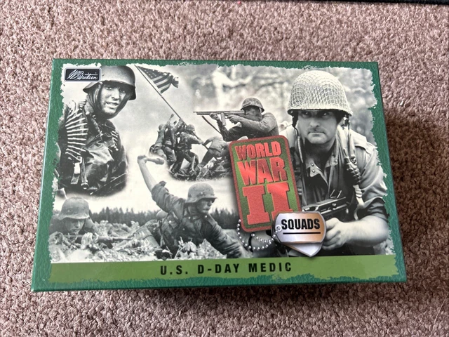 BRITAINS 17386 US Army Dday Medic + Wounded World War Two Toy Soldier ...