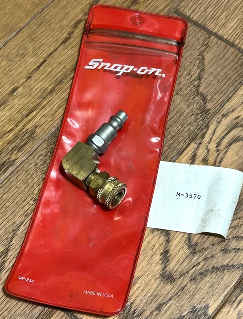 SNAP ON TOOLS Diesel Compression Quick Connect Coupler Adaptor Pressure ...