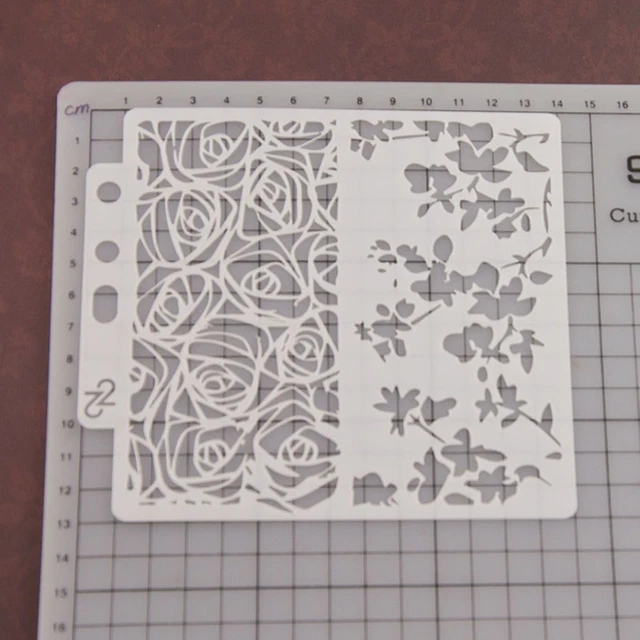 SCRAPBOOKING STENCIL STENCILS for Drawing Multiple Patterns Template ...