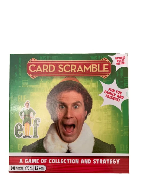 CARD SCRAMBLE - Elf - Family Board Game ~ Complete £8.99 - PicClick UK