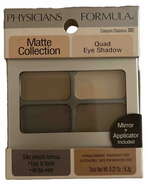 NUEVA SOMBRA DE ojos cuádruple Physicians Formula Matte Collection 3882 ...