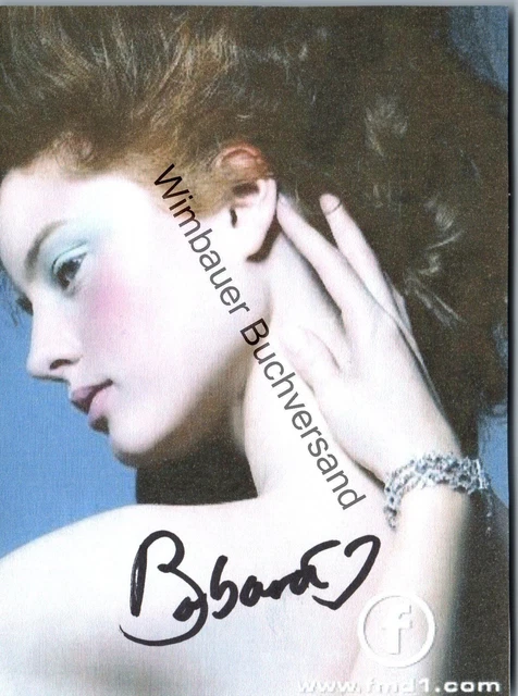 ORIGINAL AUTOGRAMM BARBARA Meier Topmodel /// Autograph signiert signed ...