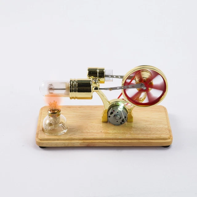 MINI HOT AIR Stirling Engine Motor Model Science Education Toy Kit ...