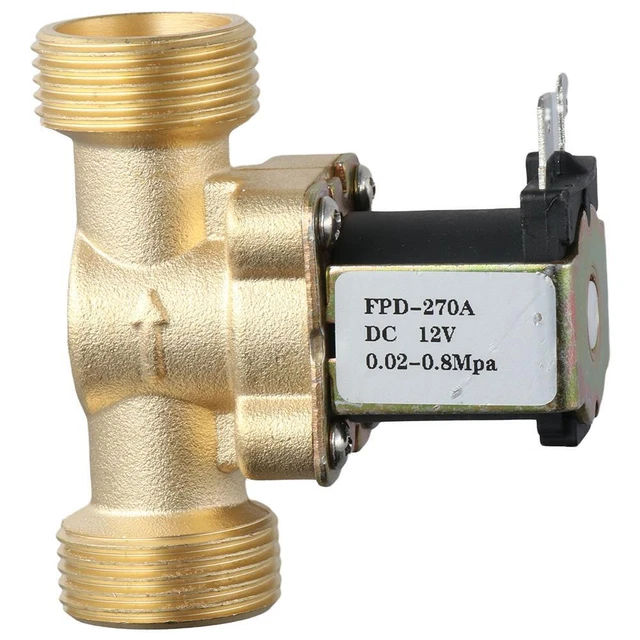 0.02MPA~0.8MPA INLET VALVE DC 12V Water Shut Off Valve Water Control £ ...