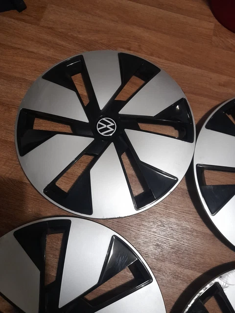 VW ID3 WHEEL TRIMs HUB CAPs WHEEL COVERs, GENUINE VW PART, 18", 4x £159 ...