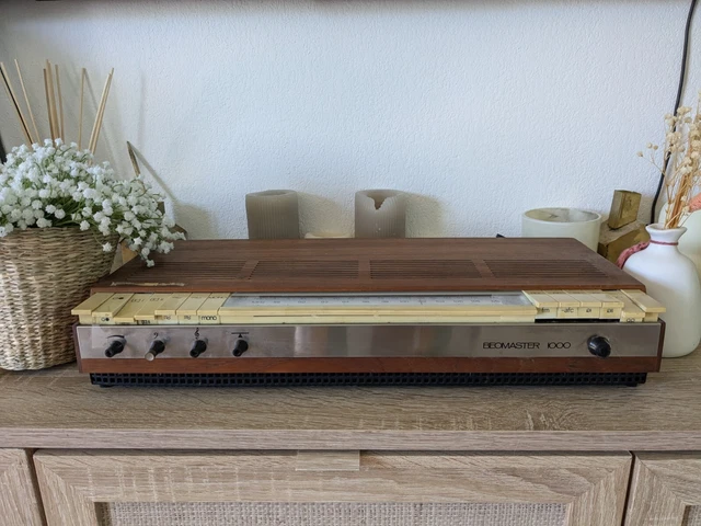VINTAGE TEAK BANG & olufsen B&O Beomaster 1000 stereo receiver Testé ...