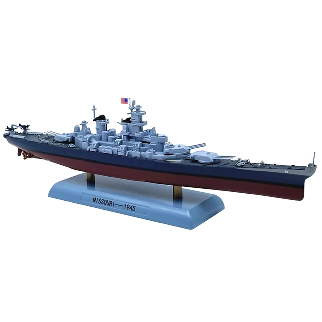 DIECAST 1/1000 SCALE World War II USS Missouri BB63 Battleship Alloy ...