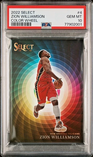 2022-23 PANINI SELECT ZION WILLIAMSON Color Wheel PSA 10 EUR 183,83 ...