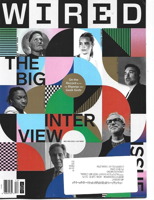 NOVEMBER 2024 WIRED Magazine Big Interview Issue Anthony Blinken Mark ...