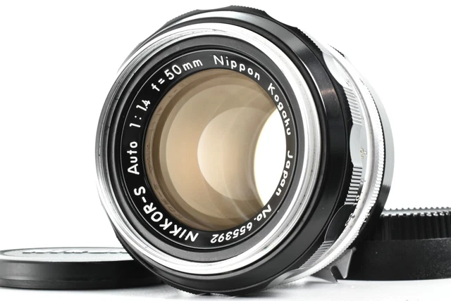 [NEAR MINT] NIKON Non AI NIKKOR S Auto 50mm F1.4 MF Standard Lens For F ...
