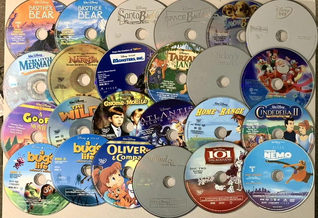 DISNEY ANIMATION LIVE Action DVD Disc Only Movie Lot (24) $21.99 - PicClick