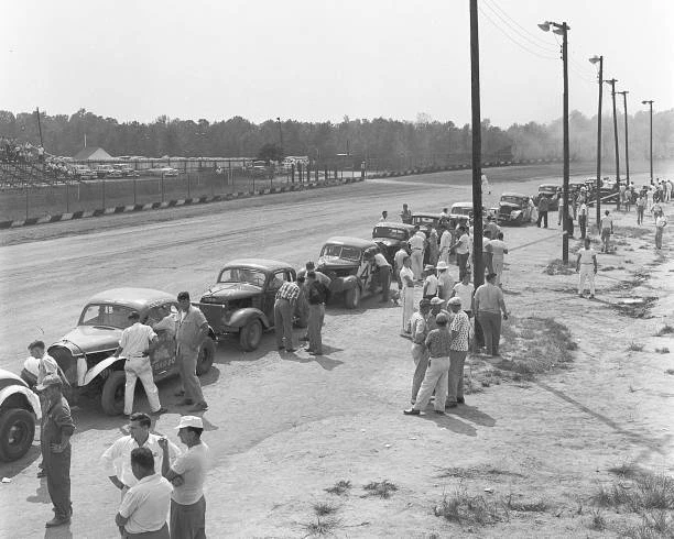 RICHMOND MODIFIED RACE Line-Up Early-1950s Motor Racing Old Photo £5.60 ...