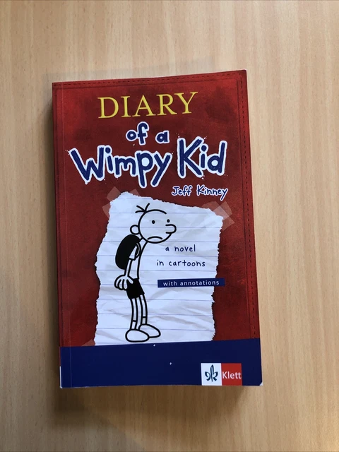DIARY OF A Wimpy Kid - Jeff Kinney (Klett English Editions) EUR 4,00 ...