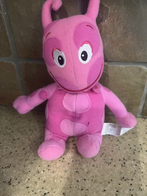 NICK JR BACKYARDIGANS Uniqua 8" Pink Plush Stuffed Toy vintage Fisher ...