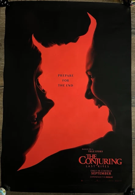 THE CONJURING LAST Rites 2025 Original One Sheet Cinema Poster Horror £ ...