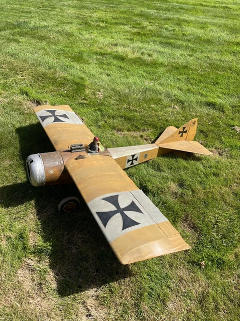FOKKER EINDECKER III rc aircraft Vintage Radio Controlled WW1 Flair ...
