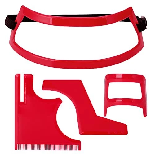 BEARD SHAVING TEMPLATE Beard Guide Shaping Tool Hairline Template 